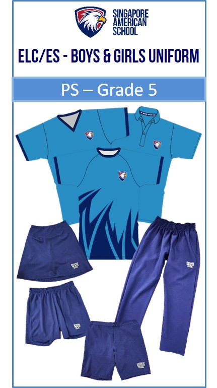 ELC & Elementary - Boys' and Girls' Uniform – Singapore American School ...